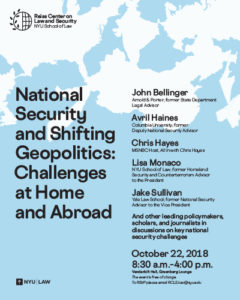 National Security and Shifting Geopolitics: Challenges at Home and ...